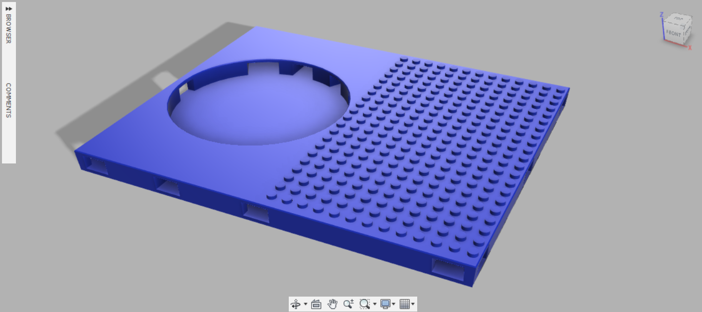 Wireless Charger Lego Compatible Catch-All Tray by J.Biggs | Download ...