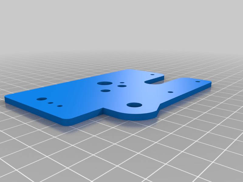 Hemera Aluminium adaptor plate, CR-10S Pro by PJC 3D Printing | Download free STL model ...