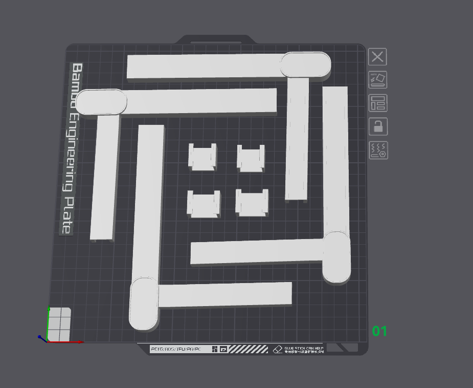 Bambu Lab AMS light stand (newer version) by Onemoredave | Download ...