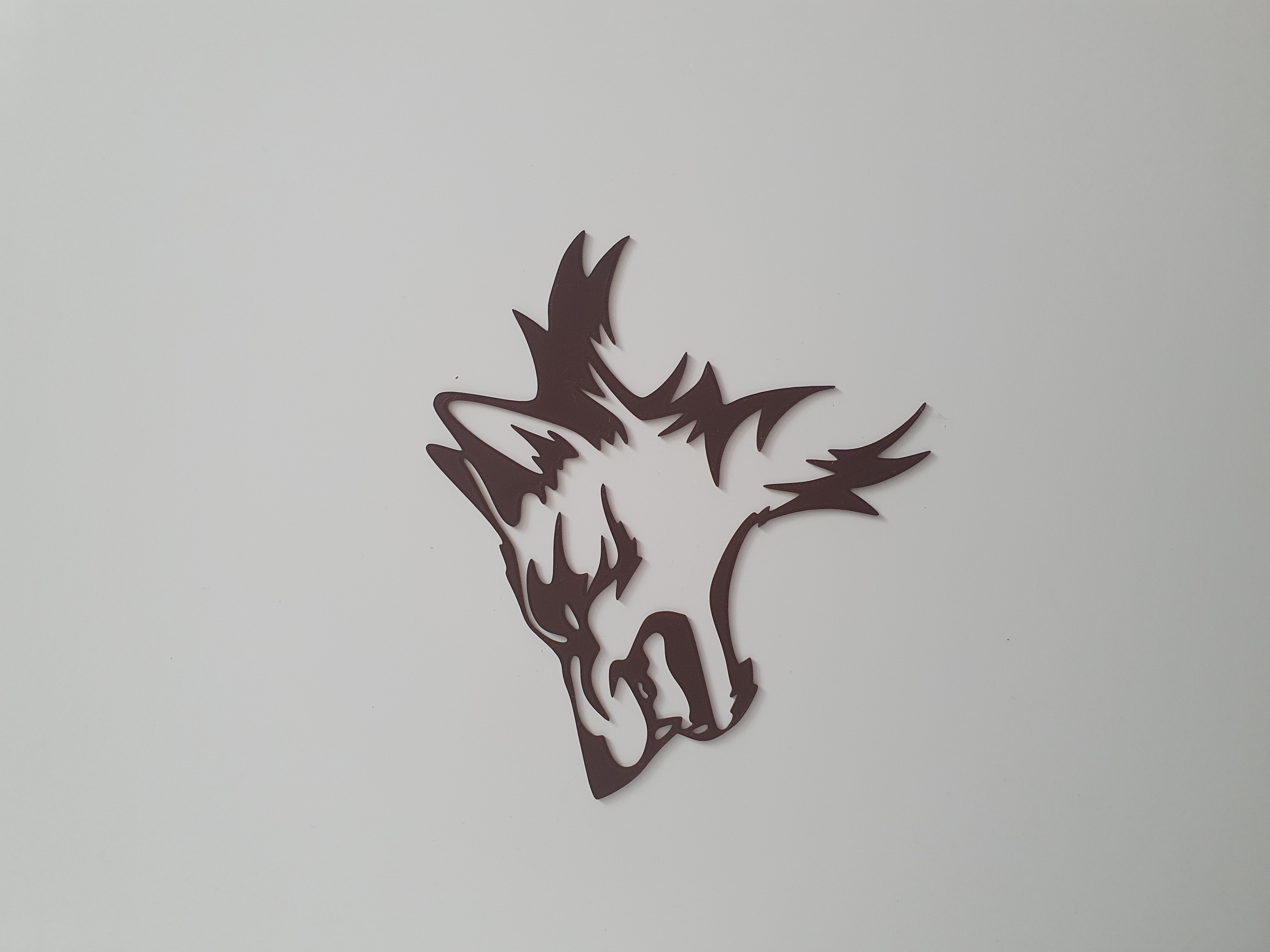 Wolf Wall Decor by MartinCrow | Download free STL model | Printables.com