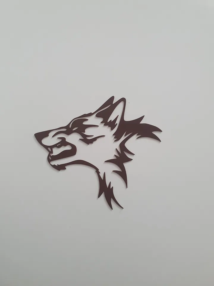 Wolf Wall Decor by MartinCrow | Download free STL model | Printables.com