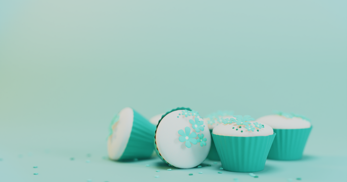 Fondant cupcakes by Books | Download free STL model | Printables.com
