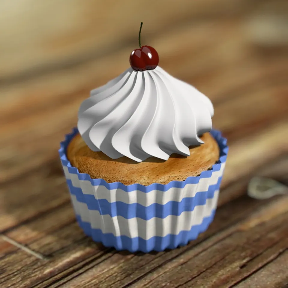 Cupcake by Books | Download free STL model | Printables.com