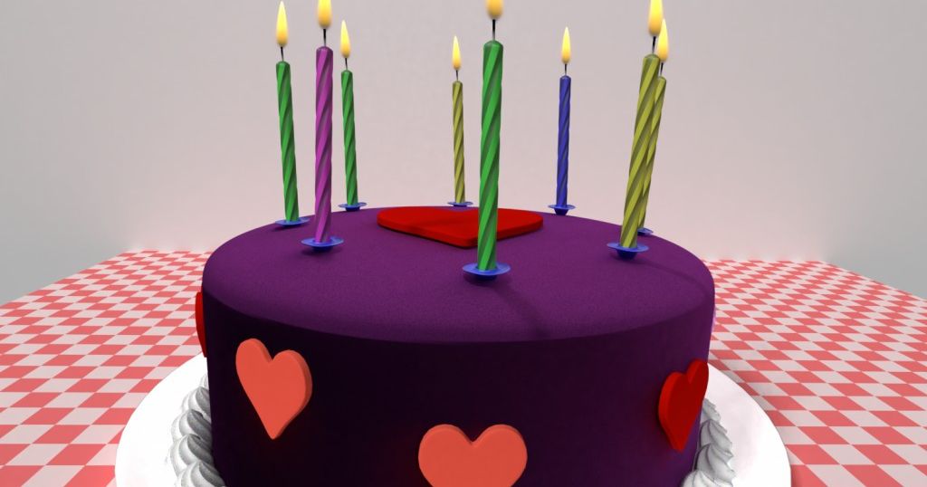 Birthday Cake by Books | Download free STL model | Printables.com