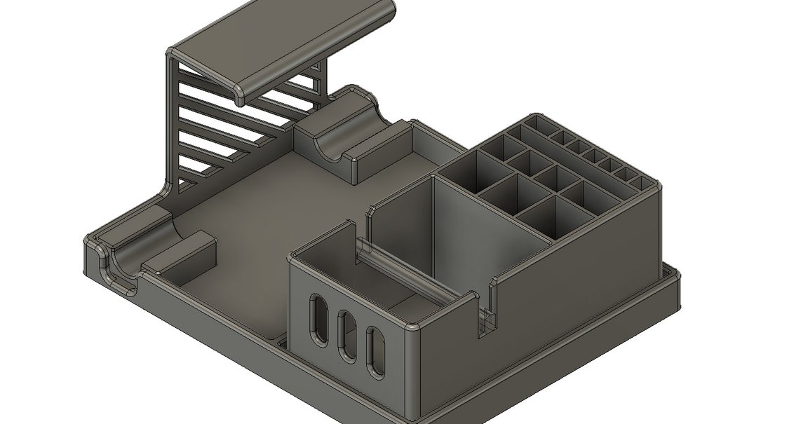 T 12 Soldering Station Rack with modular Spoolholder and Toolholder by ...