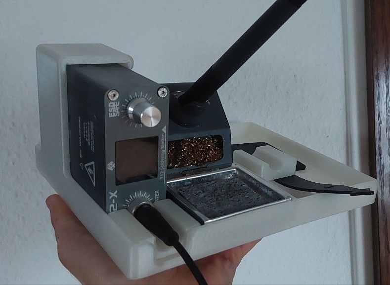 T 12 Soldering Station Rack [modular] with Spool- and Toolholder by ...