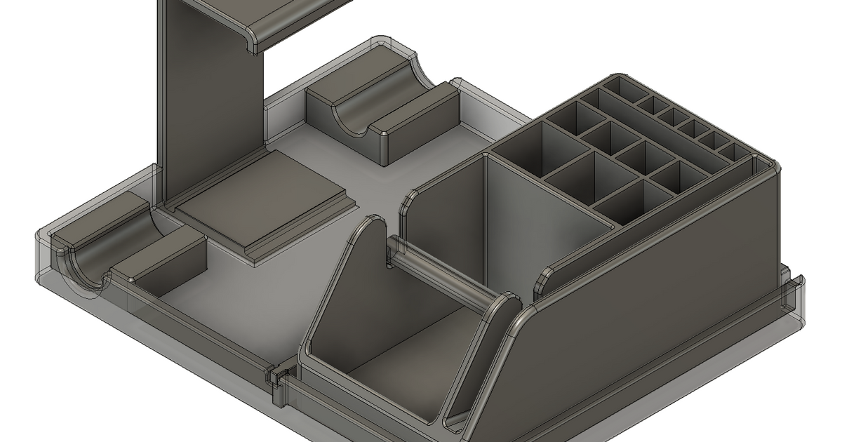 T 12 Soldering Station Rack [modular] with Spool- and Toolholder by ...