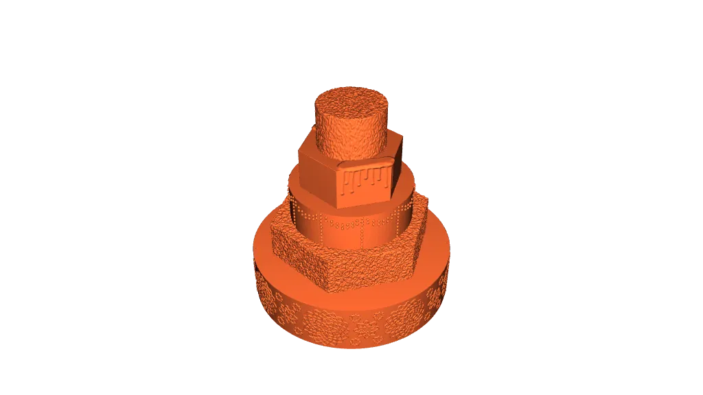 Wedding Cake by Books | Download free STL model | Printables.com