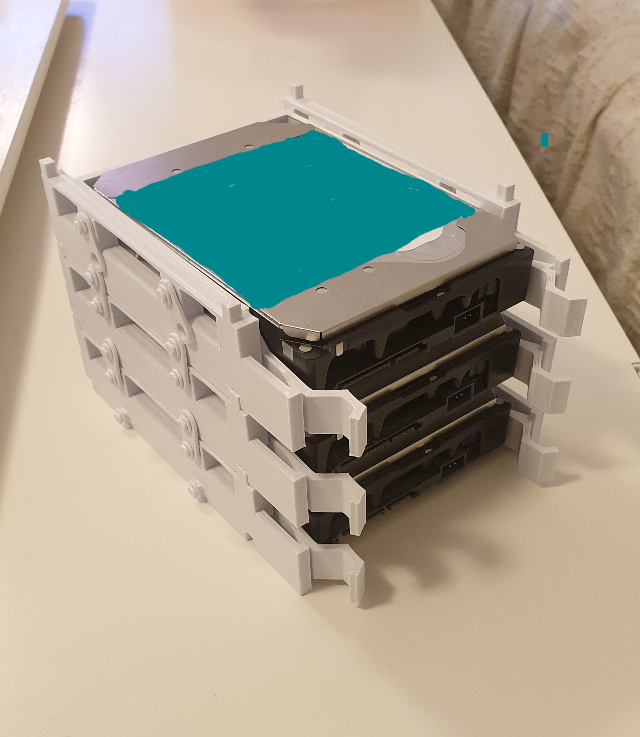 HDD Expandable Rack V1 von JPK | Kostenloses STL-Modell herunterladen ...