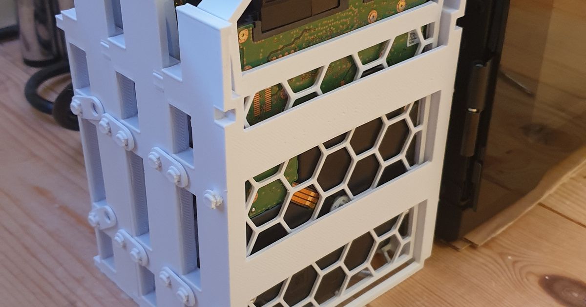 HDD Expandable Rack V1 von JPK | Kostenloses STL-Modell herunterladen ...