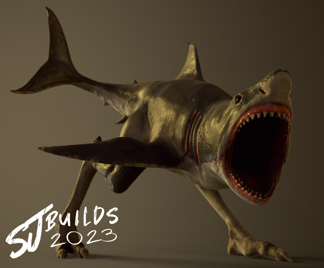Timothy the Land Shark by SJBuilds | Download free STL model ...