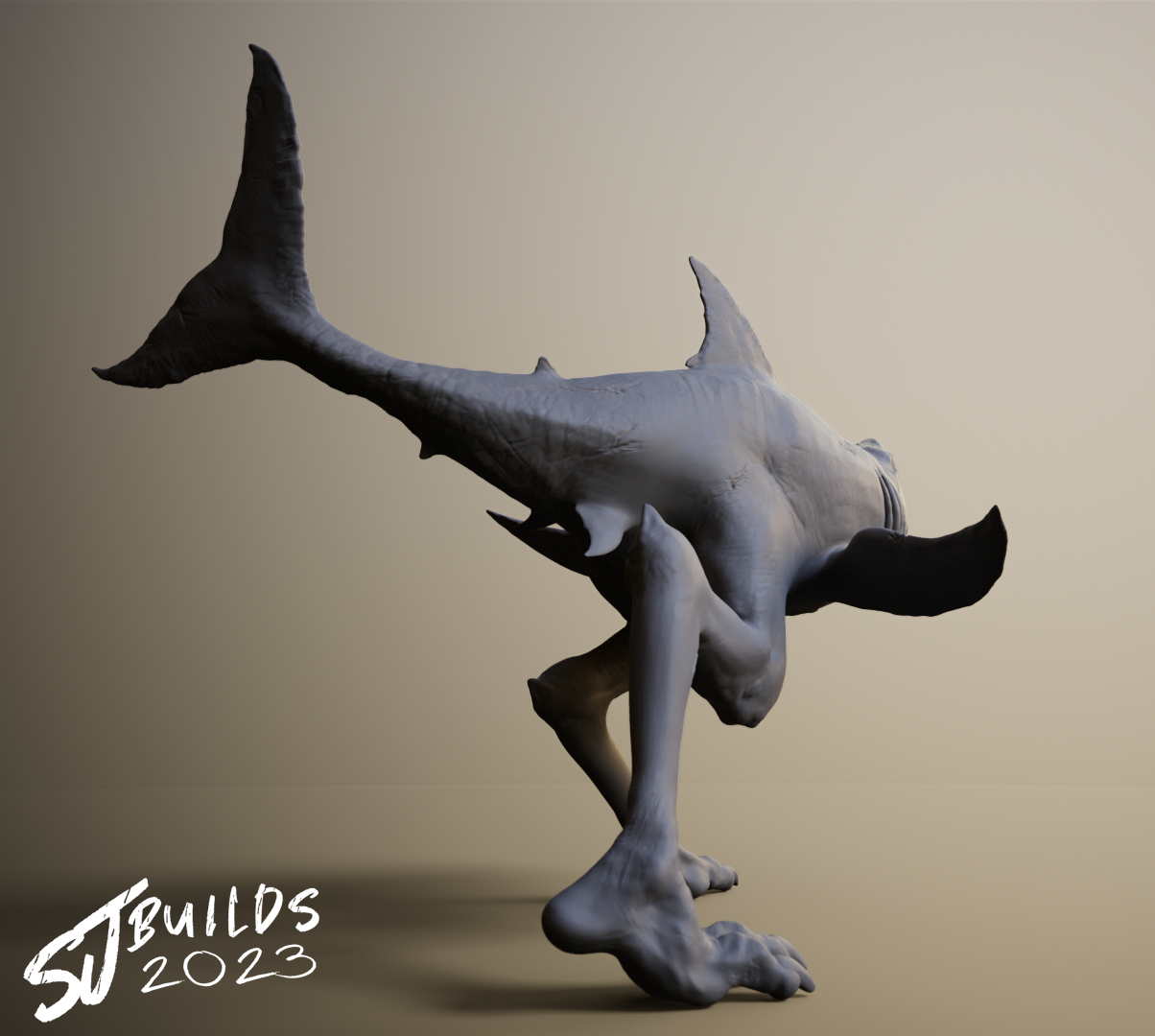Timothy the Land Shark by SJBuilds | Download free STL model ...