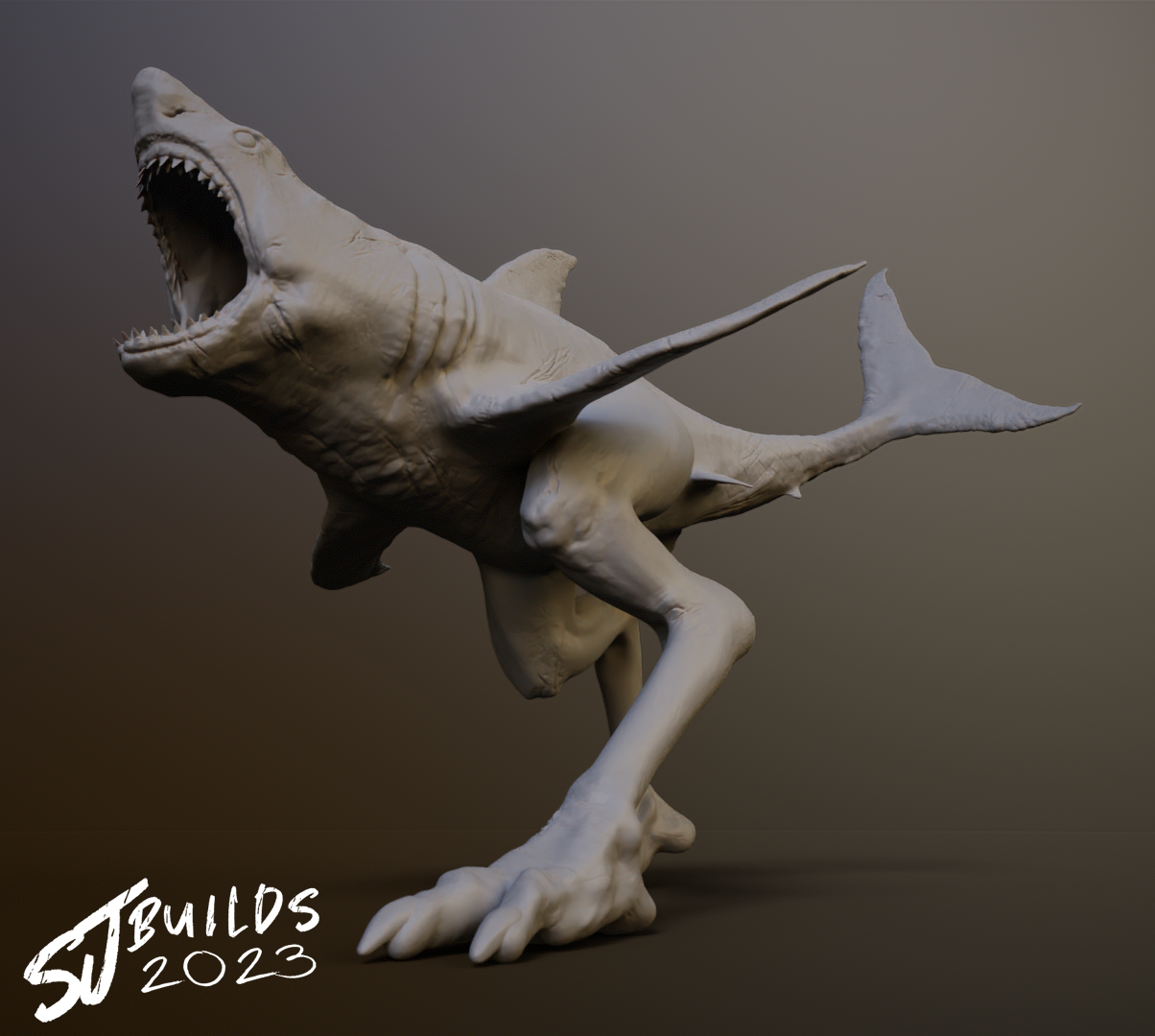 Timothy the Land Shark by SJBuilds | Download free STL model ...