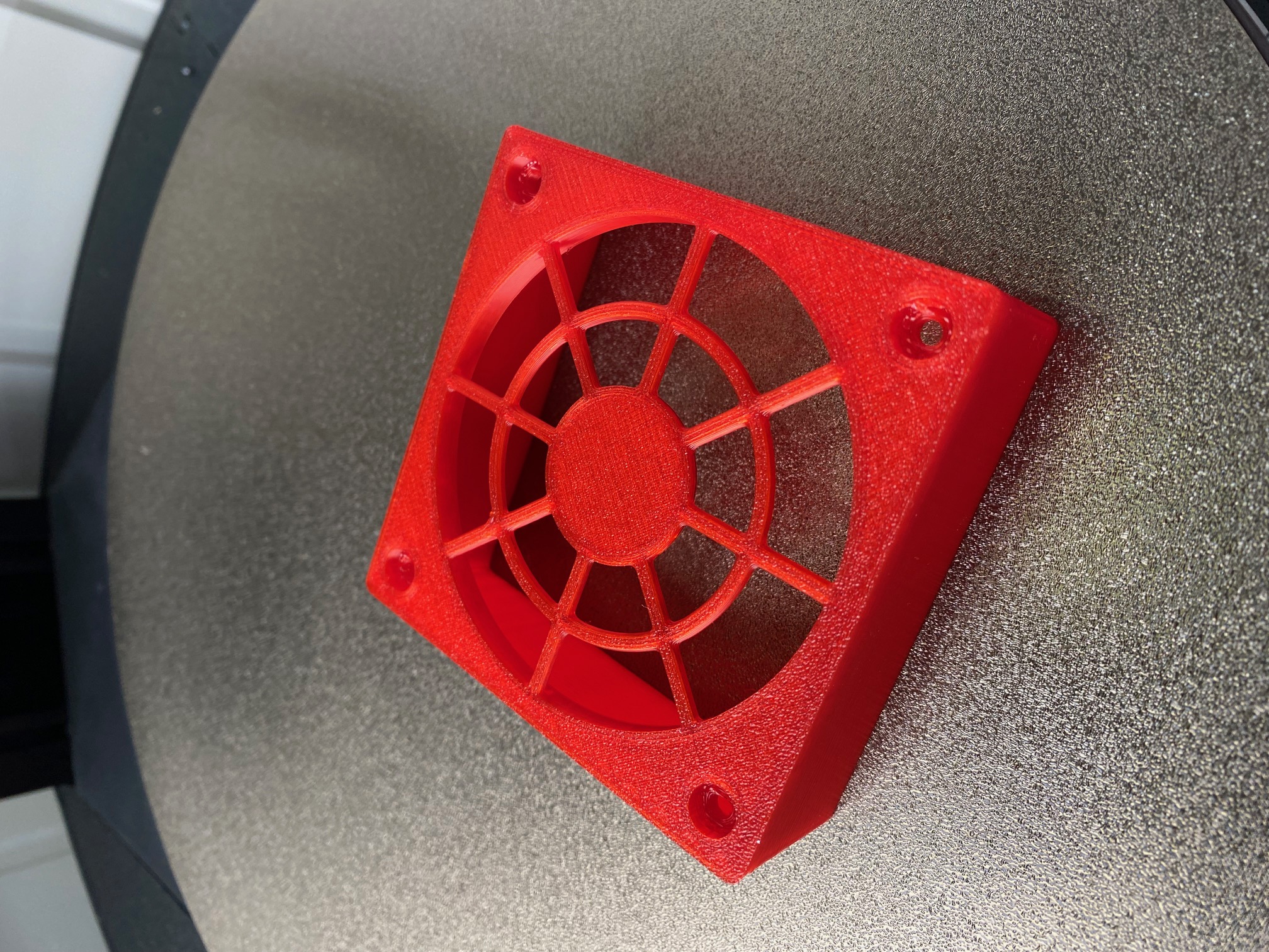 Fan cover for 80mm fan with and without mesh by floano | Download free ...