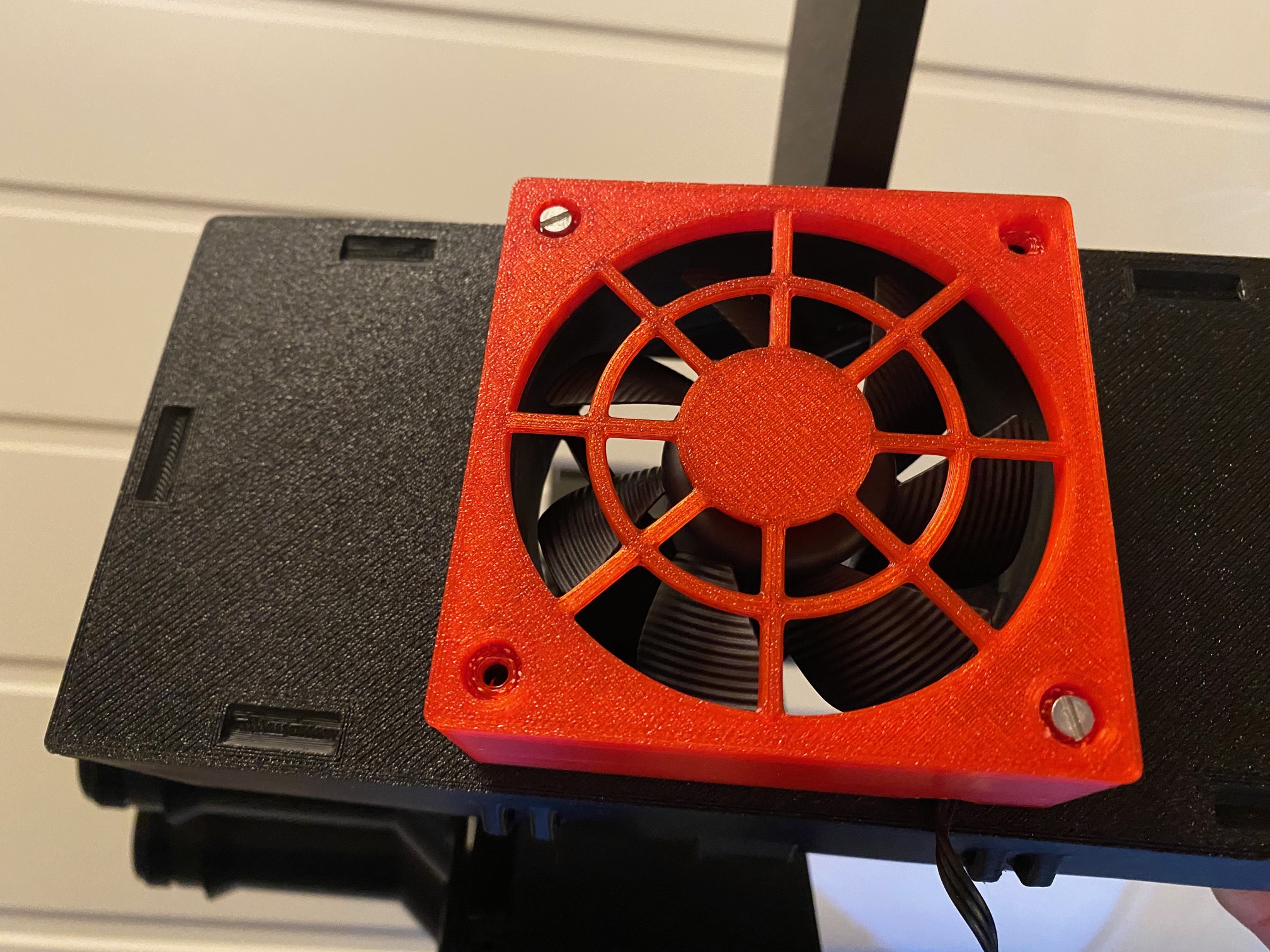 Fan cover for 80mm fan with and without mesh by floano | Download free ...