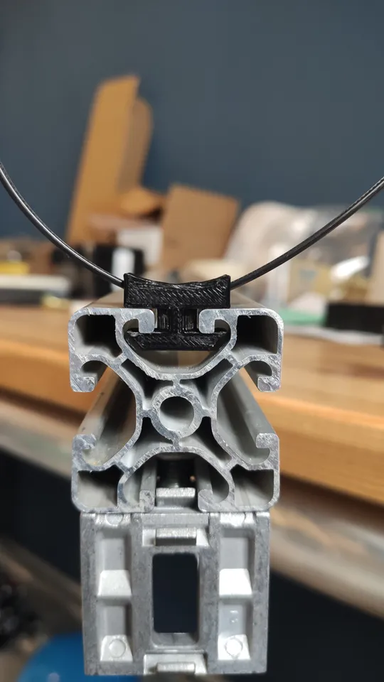 Extrusion Profile Cable Clip by deBoulanger | Download free STL model ...