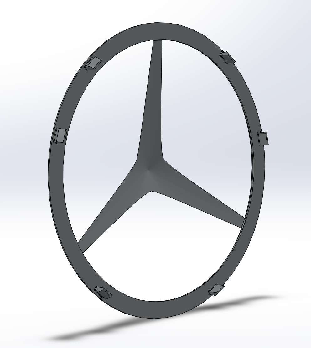 MERCEDES BENZ LOGO by xfalax | Download free STL model | Printables.com