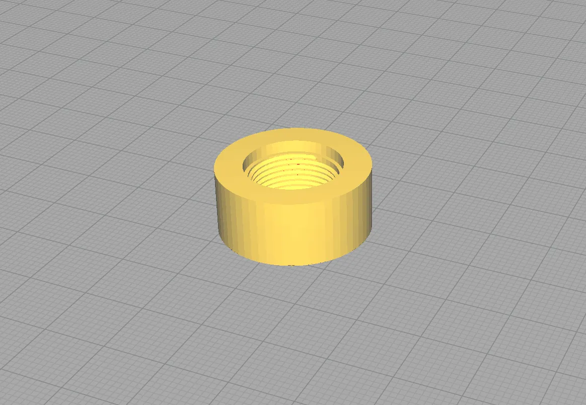 Airsoft 14mm CCW thread cap by mladendeni | Download free STL model ...