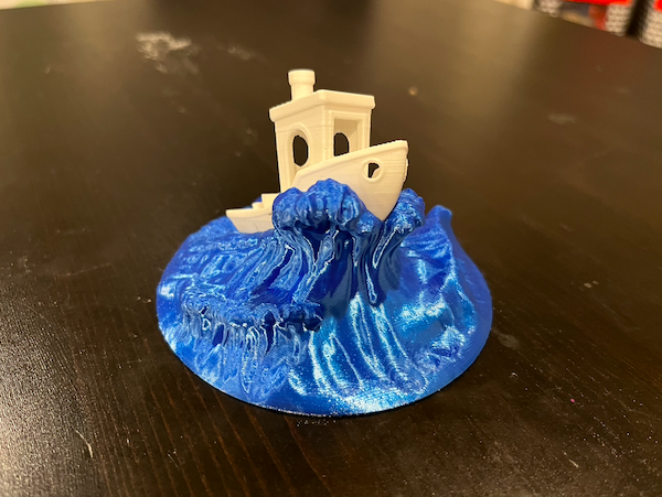 Benchy at Sea | Wave Display by nexnox by LlamaBot | Download free STL ...
