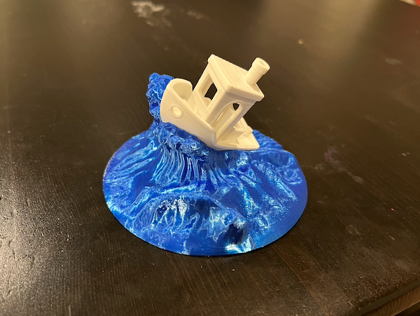 Benchy at Sea | Wave Display by nexnox by LlamaBot | Download free STL ...