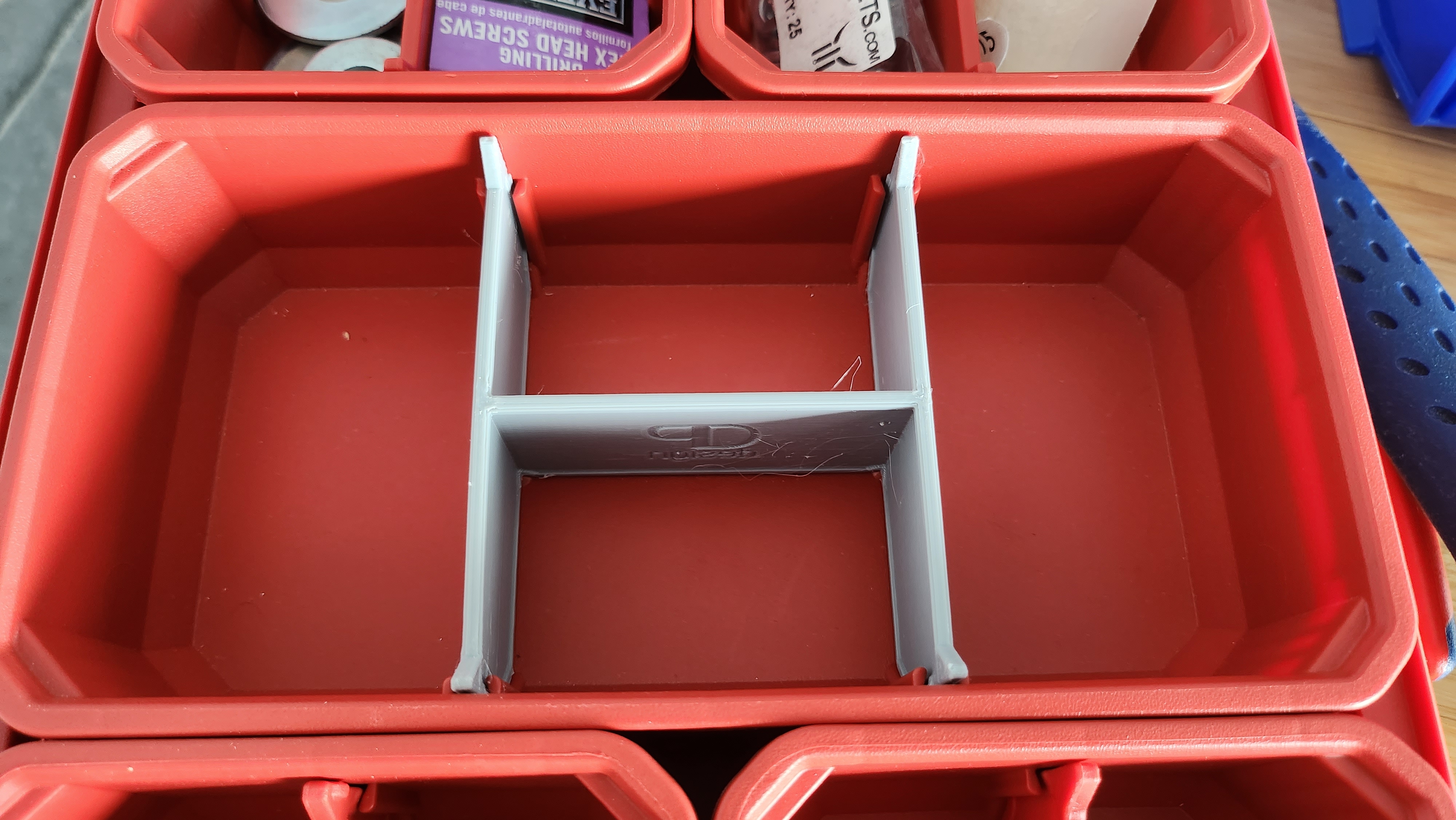 Packout low profile small bin cross divider by DP design | Download ...