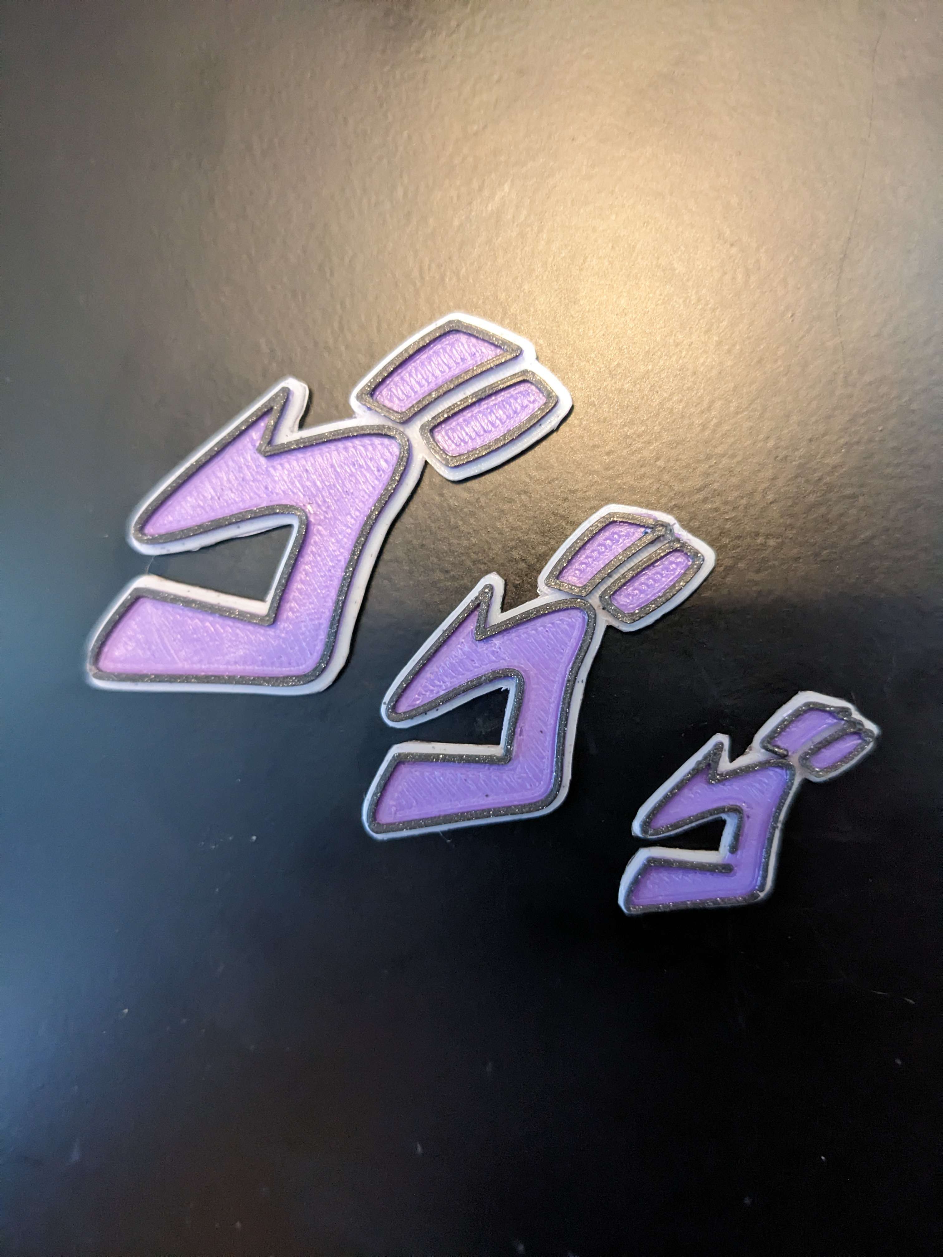 Jojo's Menacing Symbol ゴゴゴ by hotwire12 | Download free STL model ...