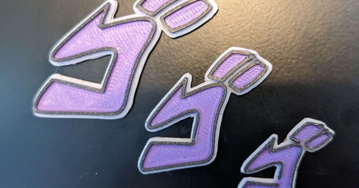 Jojo's Menacing Symbol ゴゴゴ by hotwire12 | Download free STL model ...