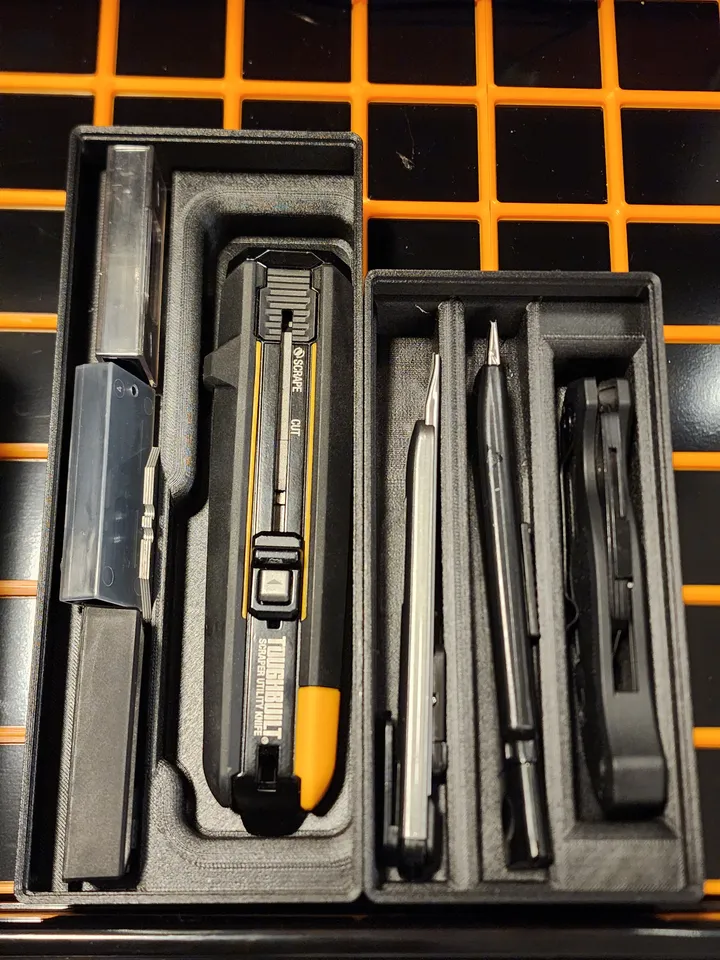 Gridfinity Utility Knife Trays by Doak | Download free STL model ...