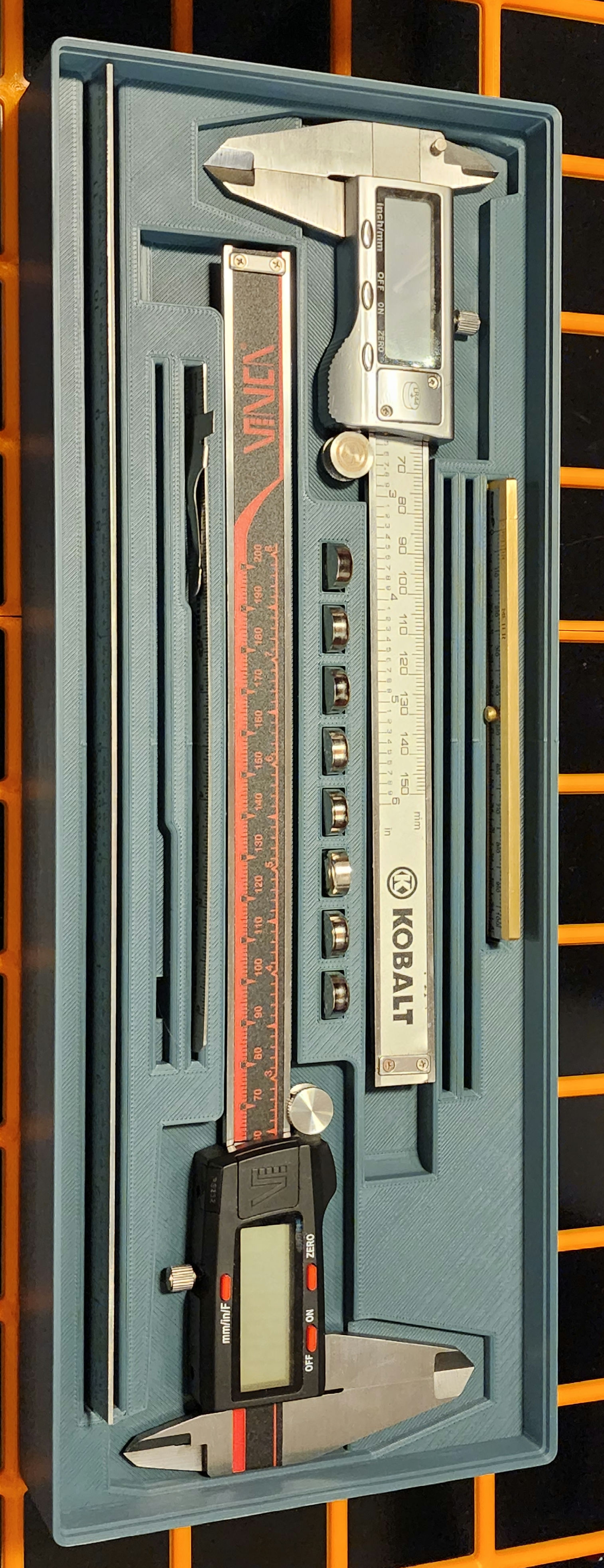 Gridfinity Double Caliper and Ruler Case von Doak | Kostenloses STL ...