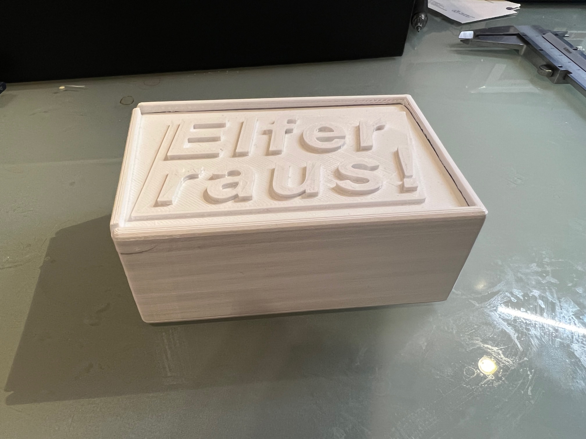 Elfer-Raus Box mit Schiebedeckel by Tobias | Download free STL model ...
