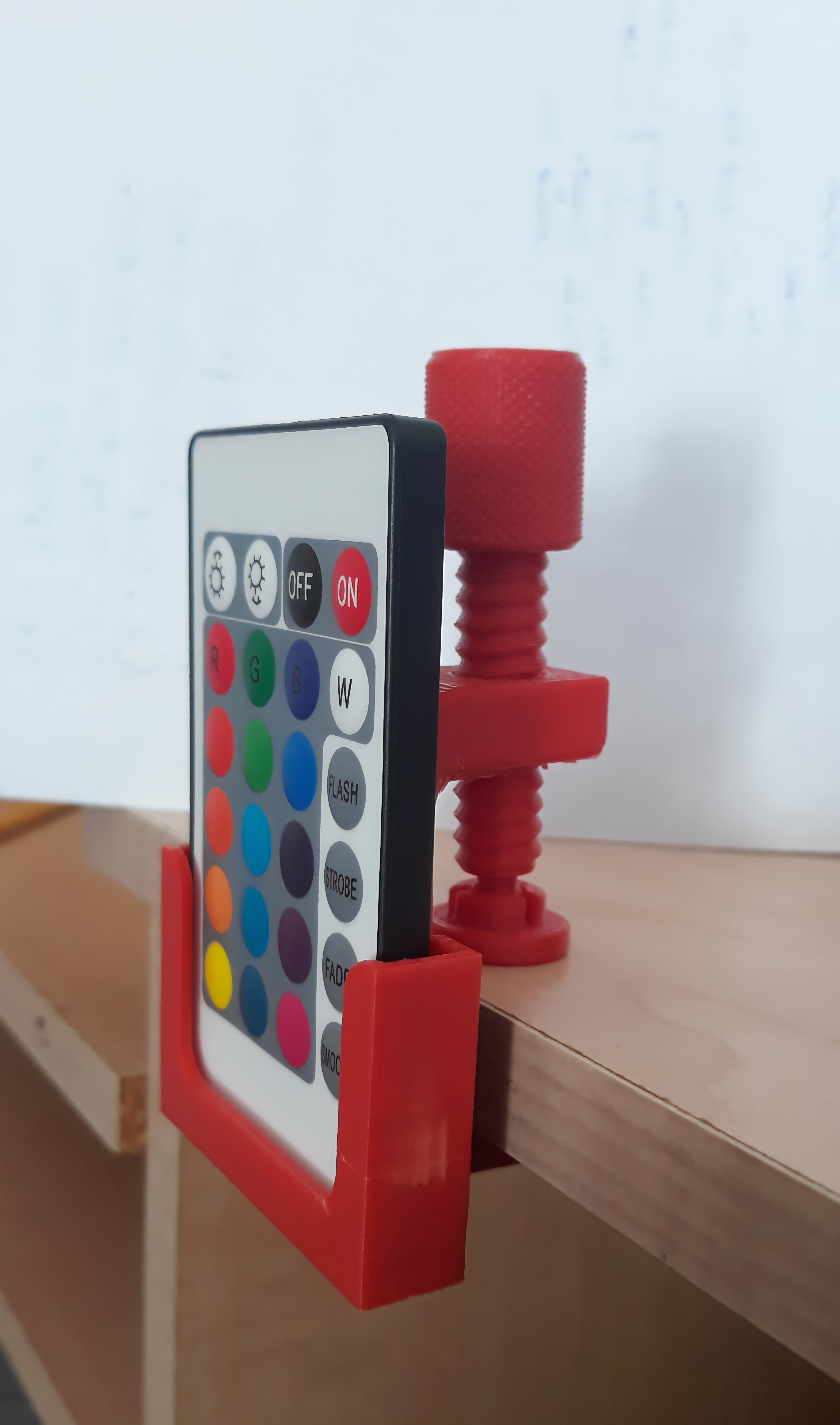 Led light remote holder clamp mount by Design Lab 3d | Download free ...