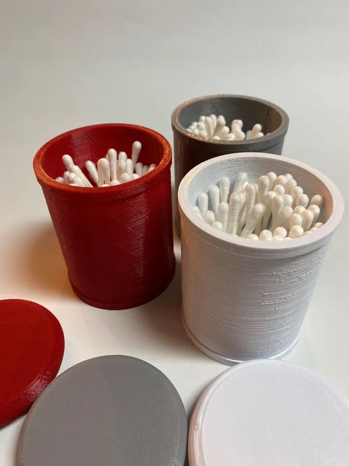 Q-tip box of perfect size for bathroom or makeup desk by rosnet ...