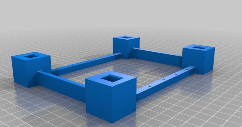 Newton's Cradle frame and legs by Yardboy | Download free STL model ...