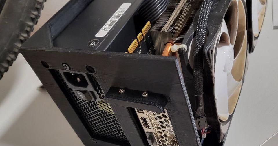 Egpu open case with STX mount by nyom | Download free STL model ...