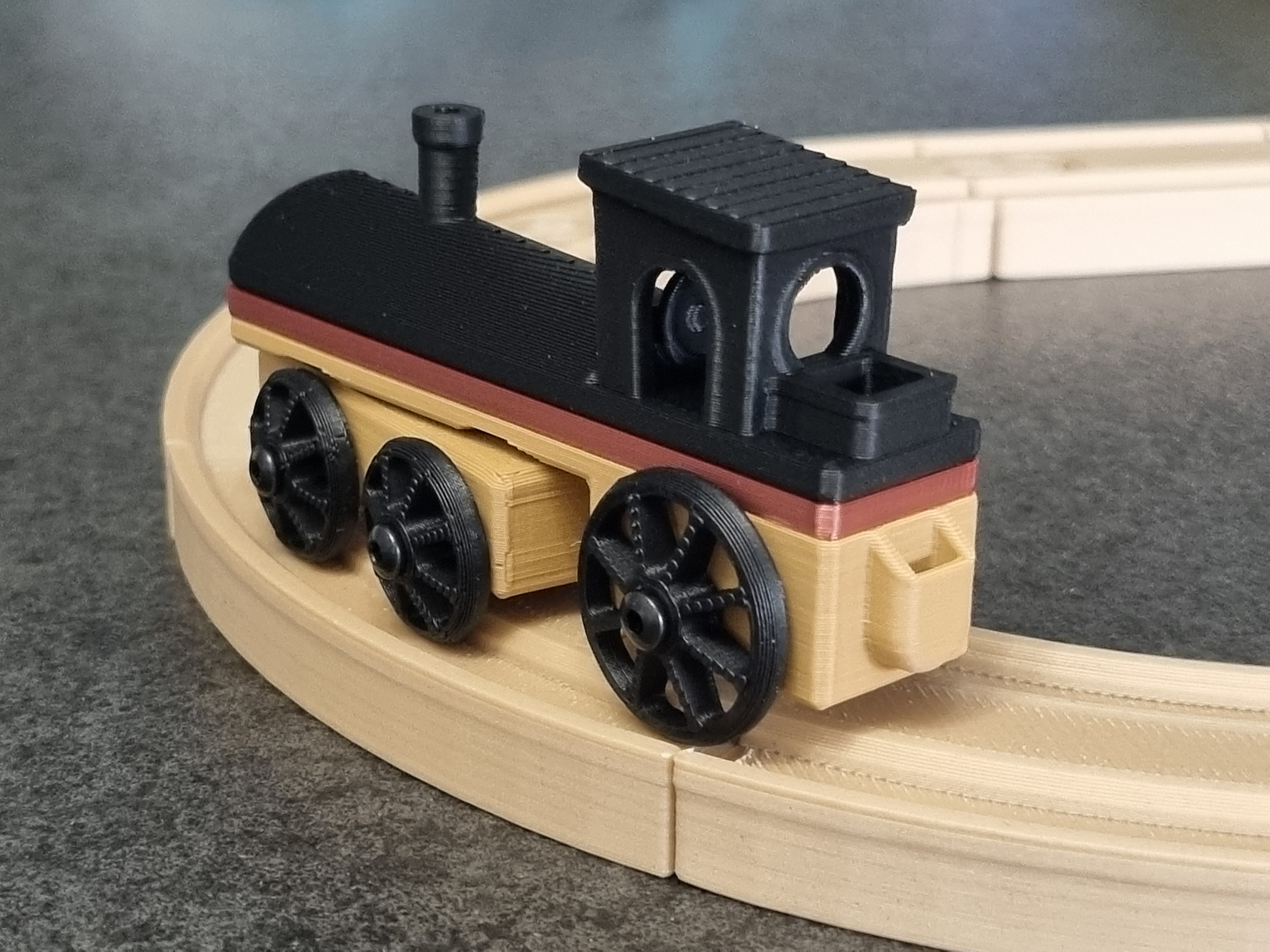 Benchy-inspired Train (for BRIO/IKEA/...) no Supports da waintdeir ...