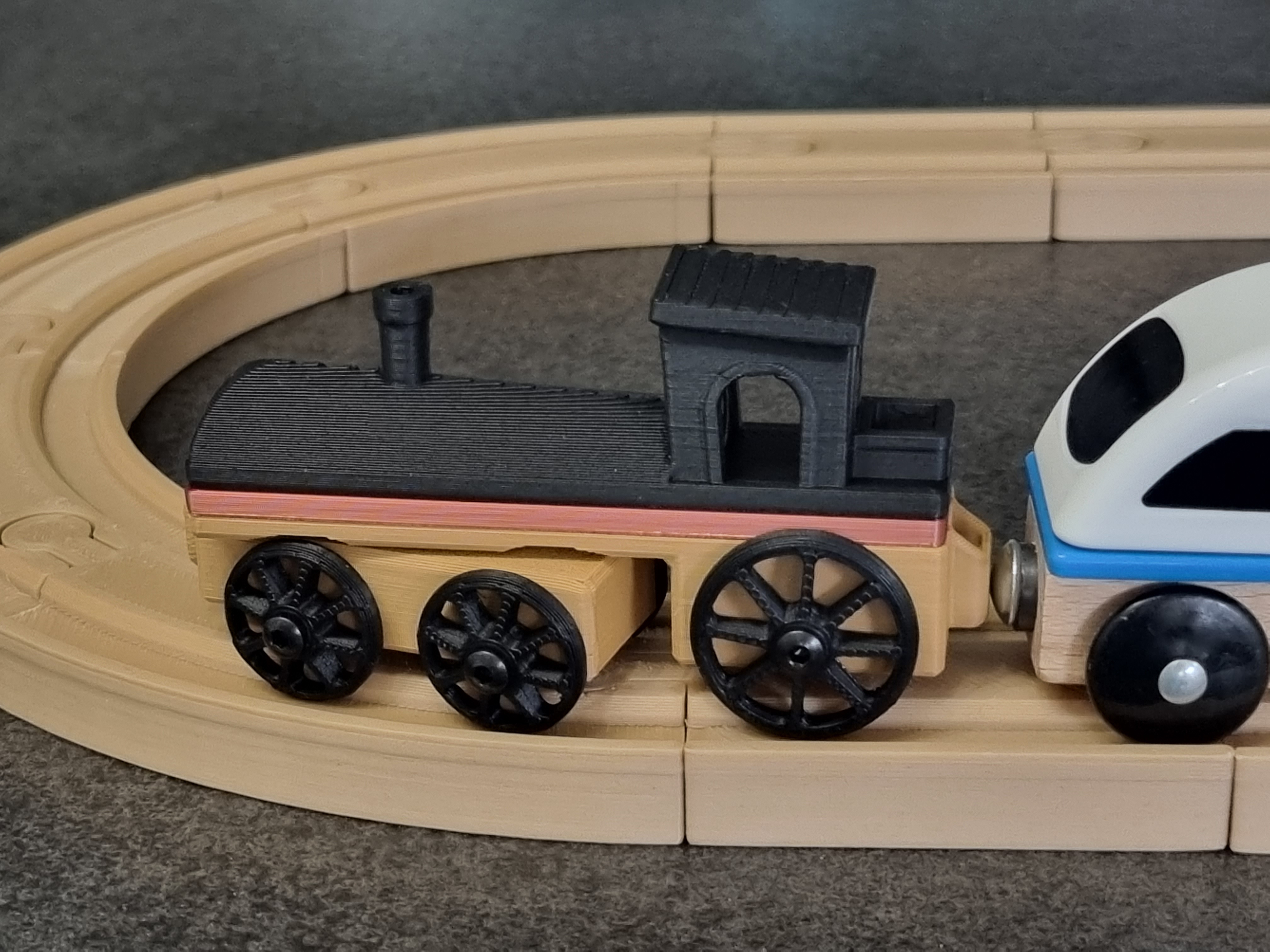 Benchy-inspired Train (for BRIO/IKEA/...) no Supports da waintdeir ...