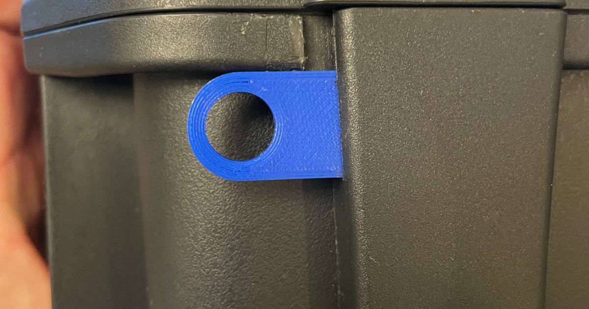 Hard Case Clips for Shoulder Straps. by Steve | Download free STL model ...