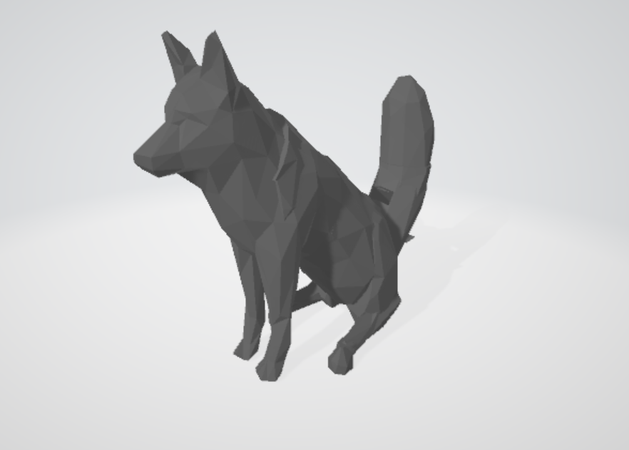 Low Poly Fox Phone Stand by AlfredoSauce | Download free STL model ...