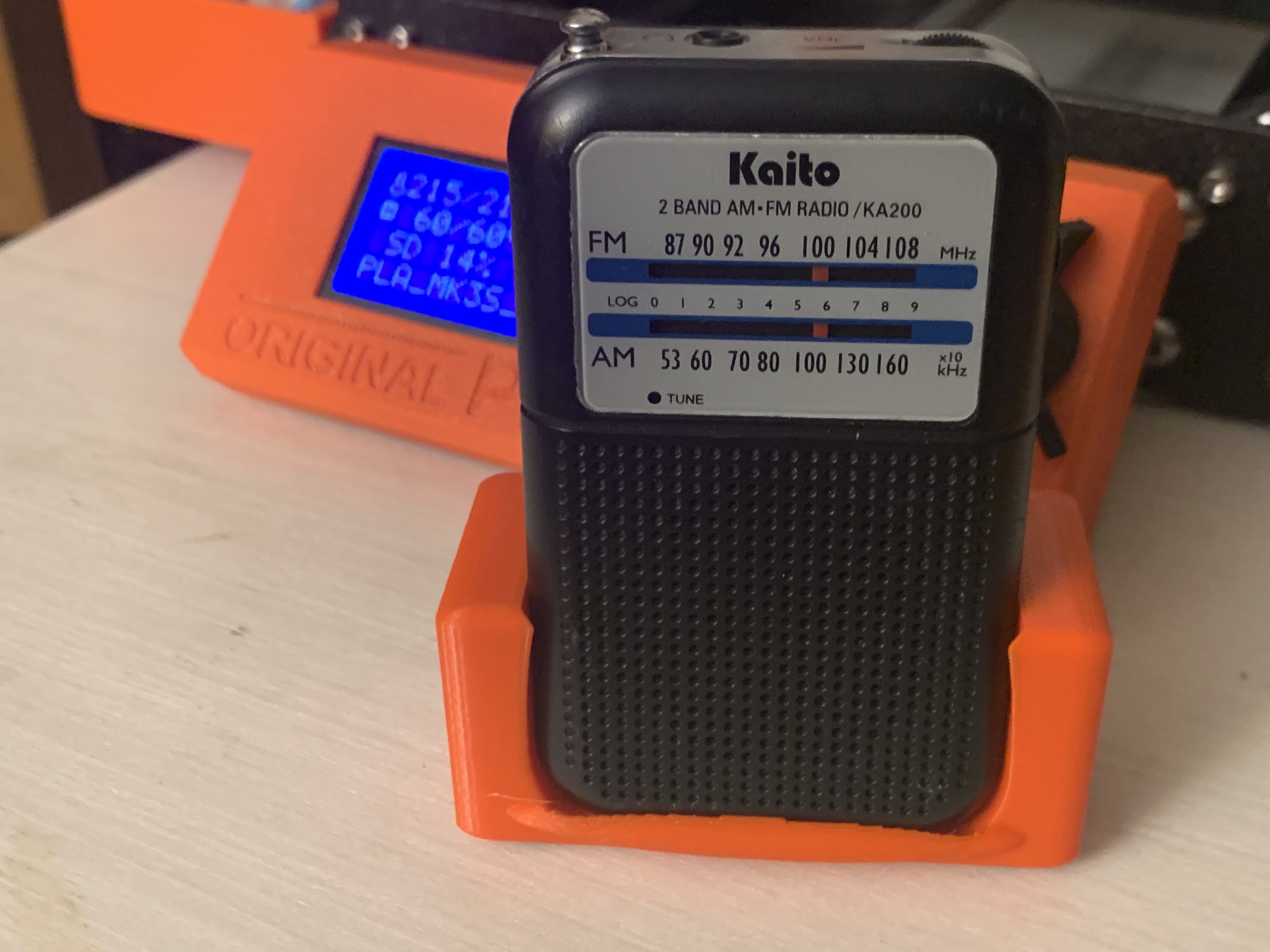Kaito KA200 Pocket Radio Stand by W5AUG | Download free STL model | Printables.com