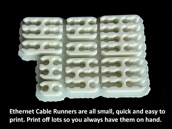 Ethernet Cable Runners por Idea Prints | Descargar modelo STL gratuito ...