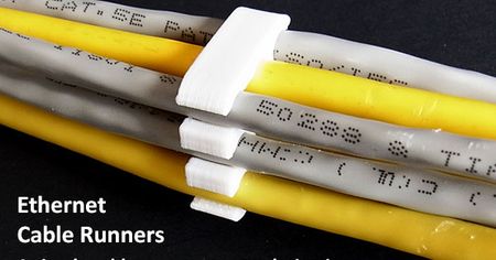 Ethernet Cable Runners por Idea Prints | Descargar modelo STL gratuito ...