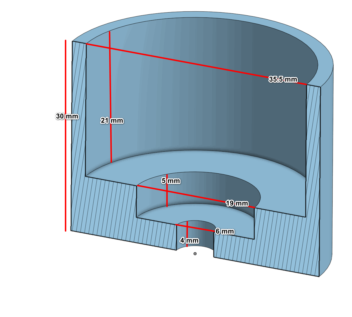 VIVO Monitor stand cap 1/4-20 mount by handro | Download free STL model ...