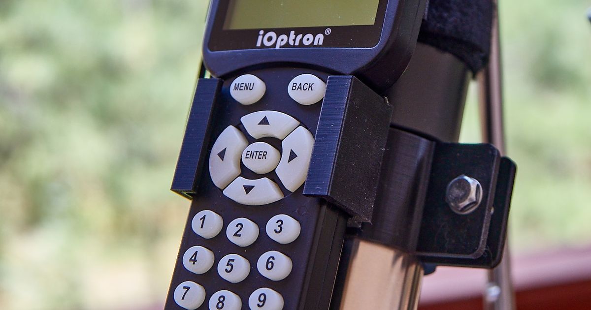 iOptron CEM 40 handset holder by Ken | Download free STL model ...