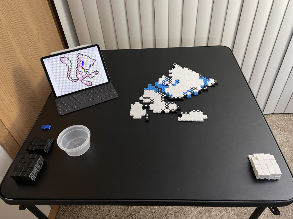 Locking Tiles (IRL Pixel Art) by ESDMatt | Download free STL model ...