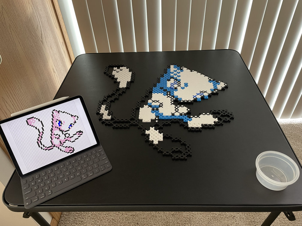 Locking Tiles (IRL Pixel Art) by ESDMatt | Download free STL model ...