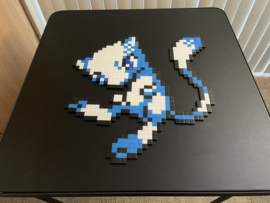 Locking Tiles (IRL Pixel Art) by ESDMatt | Download free STL model ...