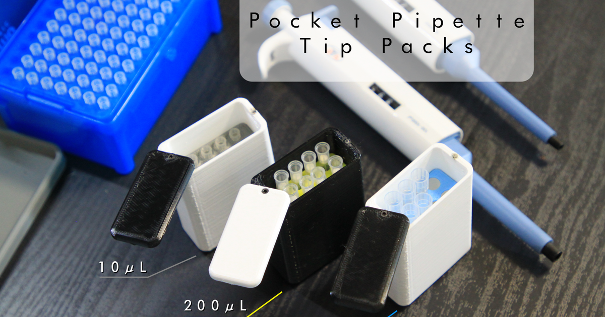 Pocket Pipette Tip Packs by SteveW91 | Download free STL model ...