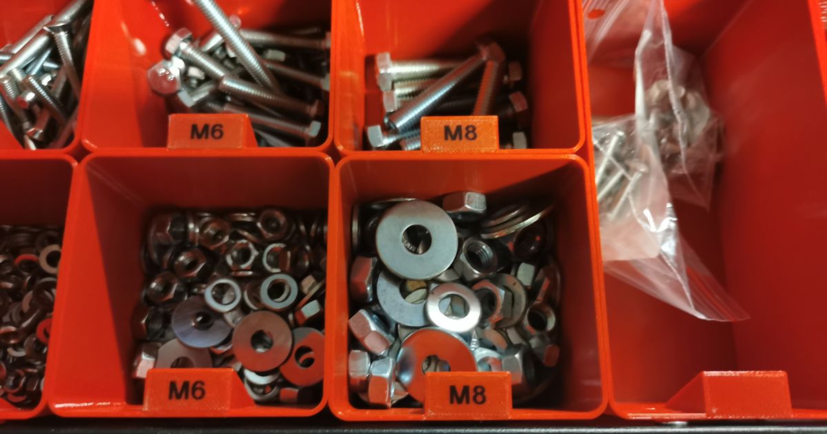 Tools dawer bin set by baggins | Download free STL model | Printables.com