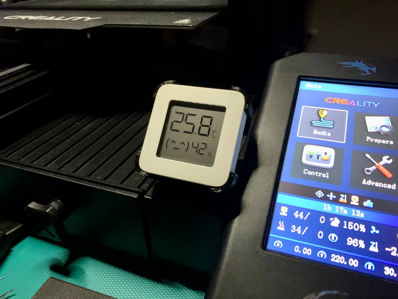 Holder For Xiaomi Temperature And Humidity Monitor 2 Remix By Exthemax