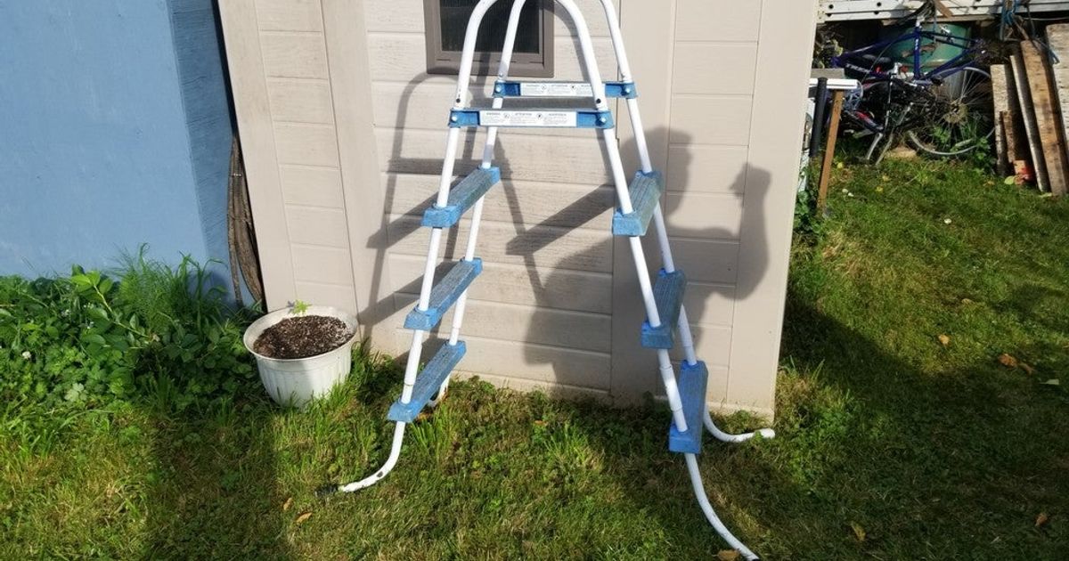 Bestway A-Frame Pool Ladder End (TPU) by tyler | Download free STL ...
